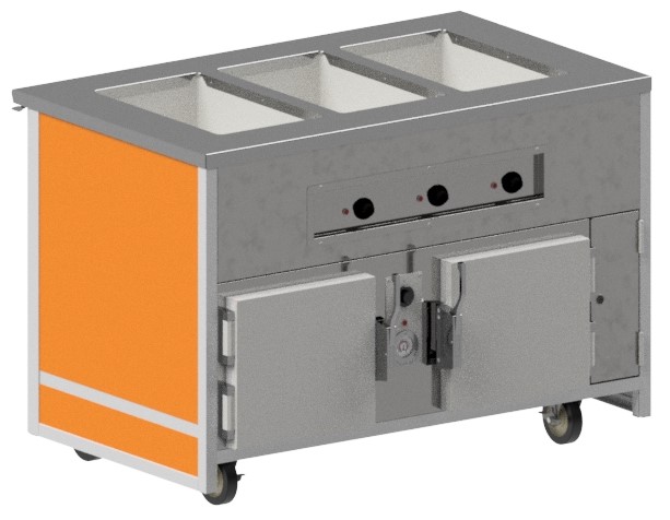 ATLAS | BLH-H – HOT SERVING UNITS WITH HEATED BASE (Optional Drain ...