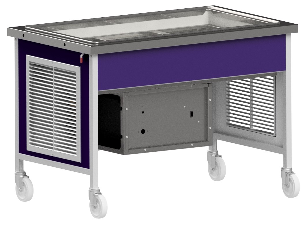 ATLAS | CARM – COLD FOOD UNITS (Refrigerated Cold Pan with 3" Recessed ...