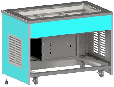 ATLAS | INFRM – REFRIGERATED SERVING UNITS (3" Recessed Top; NSF-7)